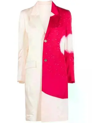 Issey Miyake Graphic Button-up Coat