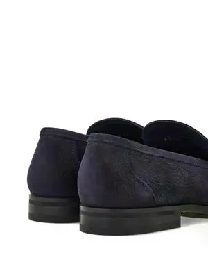 FERRAGAMO Gancini-buckle Loafers - Blue