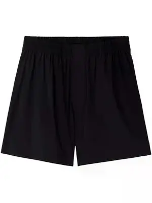 Sunnei Pleat-detail Track Shorts - Black