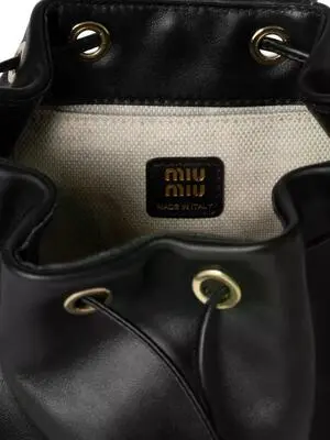 Miu Miu Leather Convertible Backpack