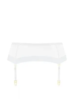 MAISON CLOSE Corps À Corps Garter Belt - White