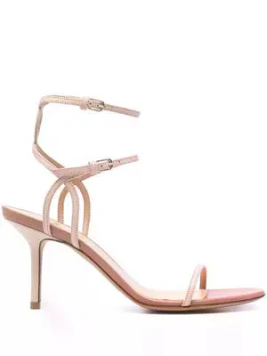 FRANCESCO RUSSO 80mm Leather Sandals
