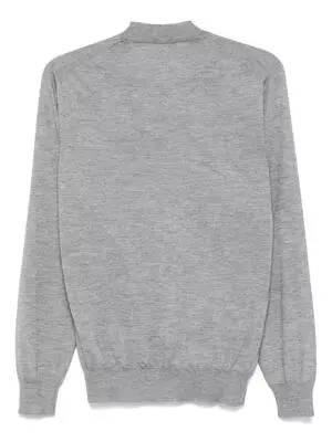 CRUCIANI Fine-knit Cashmere-silk Blend Sweater