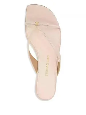 FERRAGAMO Mini Bow Flip Flops - Pink