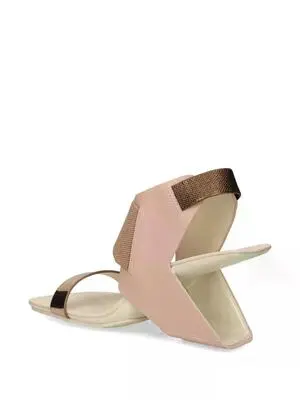 United Nude 80mm Leather Sandals - Neutrals