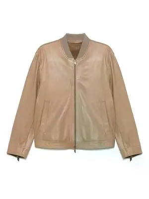 SALVATORE SANTORO Leather Bomber Jacket