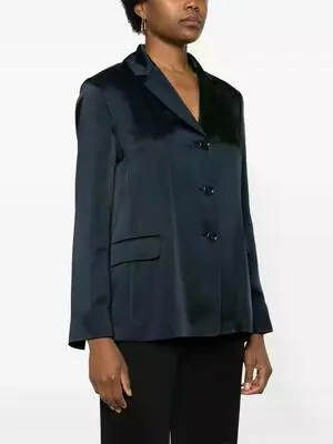 Max Mara Single-breasted Satin Blazer