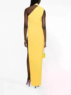 MONOT One-shoulder Side-slit Dress