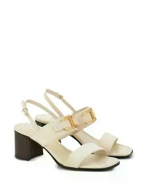 FERRAGAMO 55mm Gancini-buckle Leather Sandals