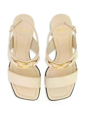 FERRAGAMO 55mm Gancini-buckle Leather Sandals
