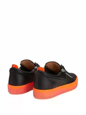 GIUSEPPE ZANOTTI Frankie Low-top Leather Sneakers - Black