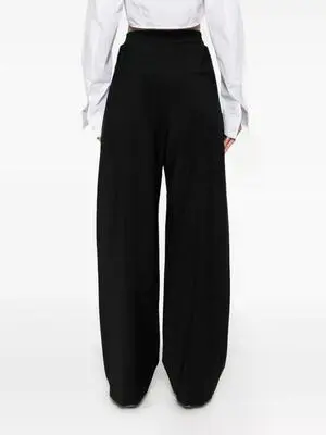 Alexander Wang Boxer Detailed Wide-leg Trousers