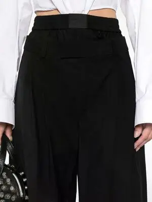 Alexander Wang Boxer Detailed Wide-leg Trousers