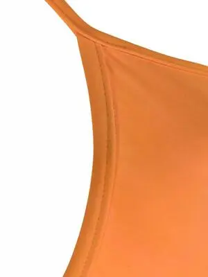 MANOKHI Scoop Neck Backless Swimsuit - Orange