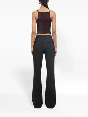 COURREGES Pointy Rib-knit Tank Top