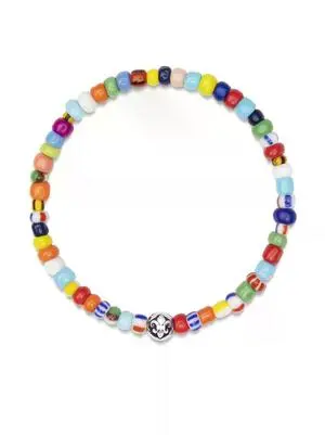 NIALAYA JEWELRY Assorted Vintage Beaded Bracelet - Red