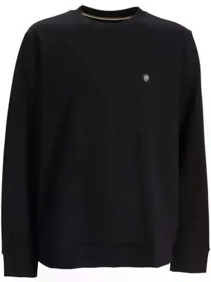 BOSS Logo-patch Crew-neck Sweatshirt