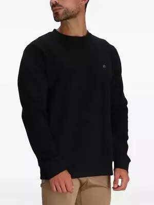 BOSS Logo-patch Crew-neck Sweatshirt