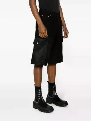 Alexander McQueen Hybrid Denim Cargo Shorts