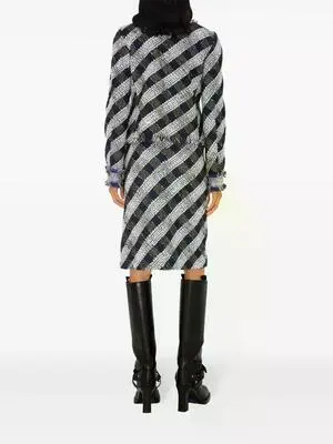 Burberry Check Tweed Skirt