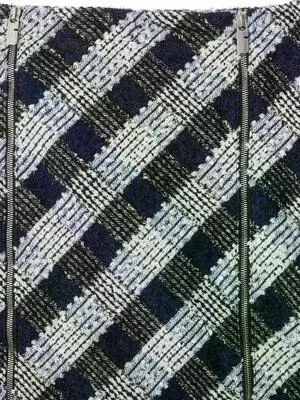Burberry Check Tweed Skirt