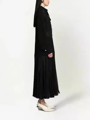 Proenza Schouler Plissé-effect Shirt Dress