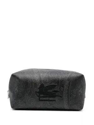 Etro Paisley-print Wash Bag - Black