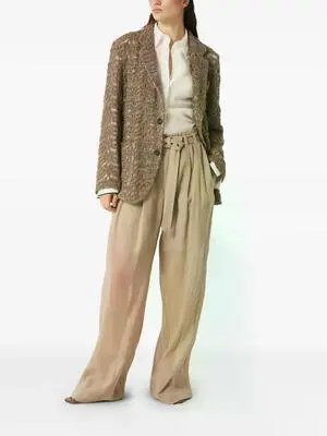 Brunello Cucinelli Lace-appliqué Blazer