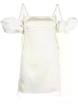 Jacquemus La Mini Robe Chouchou Minidress - White