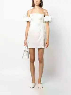 Jacquemus La Mini Robe Chouchou Minidress - White