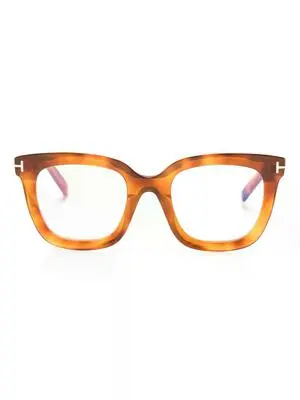 TOM FORD Tortoiseshell Square-frame Glasses