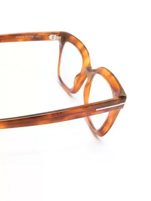 TOM FORD Tortoiseshell Square-frame Glasses