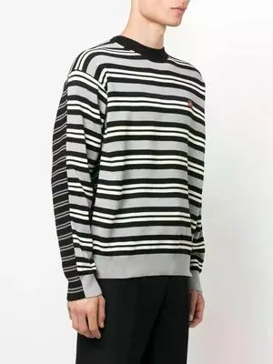 Kenzo Floral-embroidered Striped Jumper