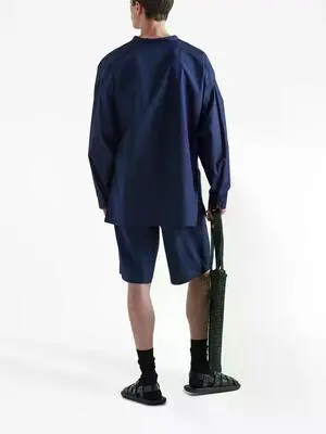 Prada Triangle-logo Cotton Shirt