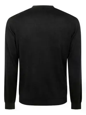 FILIPPO DE LAURENTIIS Cotton Crew Neck Sweater - Black