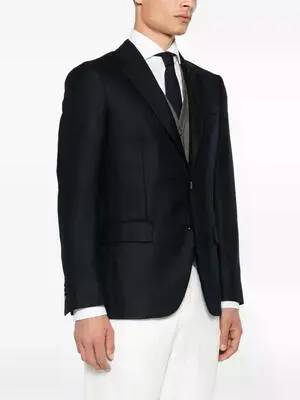 Boglioli Virgin Wool Blazer - Blue
