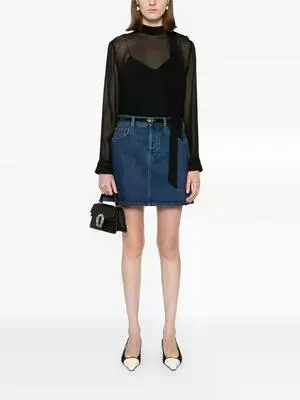 Gucci Denim Mini Skirt