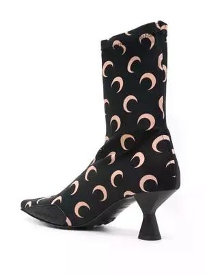 MARINE SERRE 60mm Moon-printed Jersey Boots
