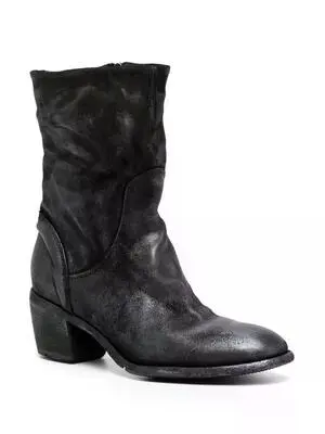 MADISON MAISON Laminated Metallic-finish 60mm Ankle Boots