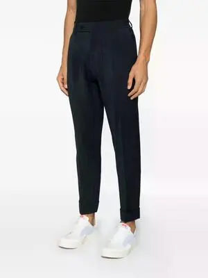 D4.0 Seersucker Trousers In Oxford