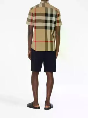 Burberry Slim Fit Check Cotton Shirt