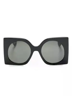 Gucci Oversized Square-frame Sunglasses - Black