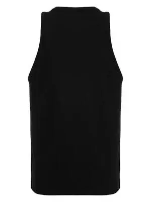 Versace Medusa Round Neck Tank Top - Black