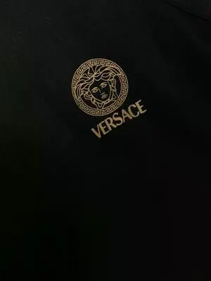 Versace Medusa Round Neck Tank Top - Black