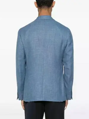 LARDINI Single-breasted Blazer - Blue