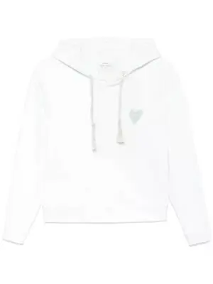 FORTE_FORTE Logo-patch Hoodie - Blue