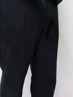 Incotex Tapered-leg Cotton Trousers - Blue