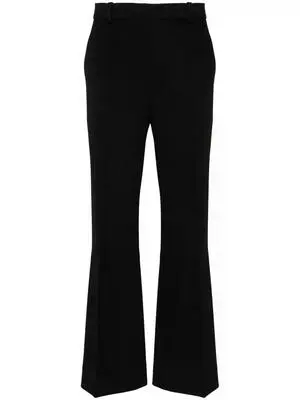 Victoria Beckham Tailored Cotton-blend Flared Trousers