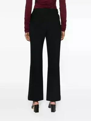Victoria Beckham Tailored Cotton-blend Flared Trousers