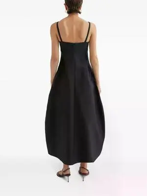 JIL SANDER Bustier-style Midi Dress